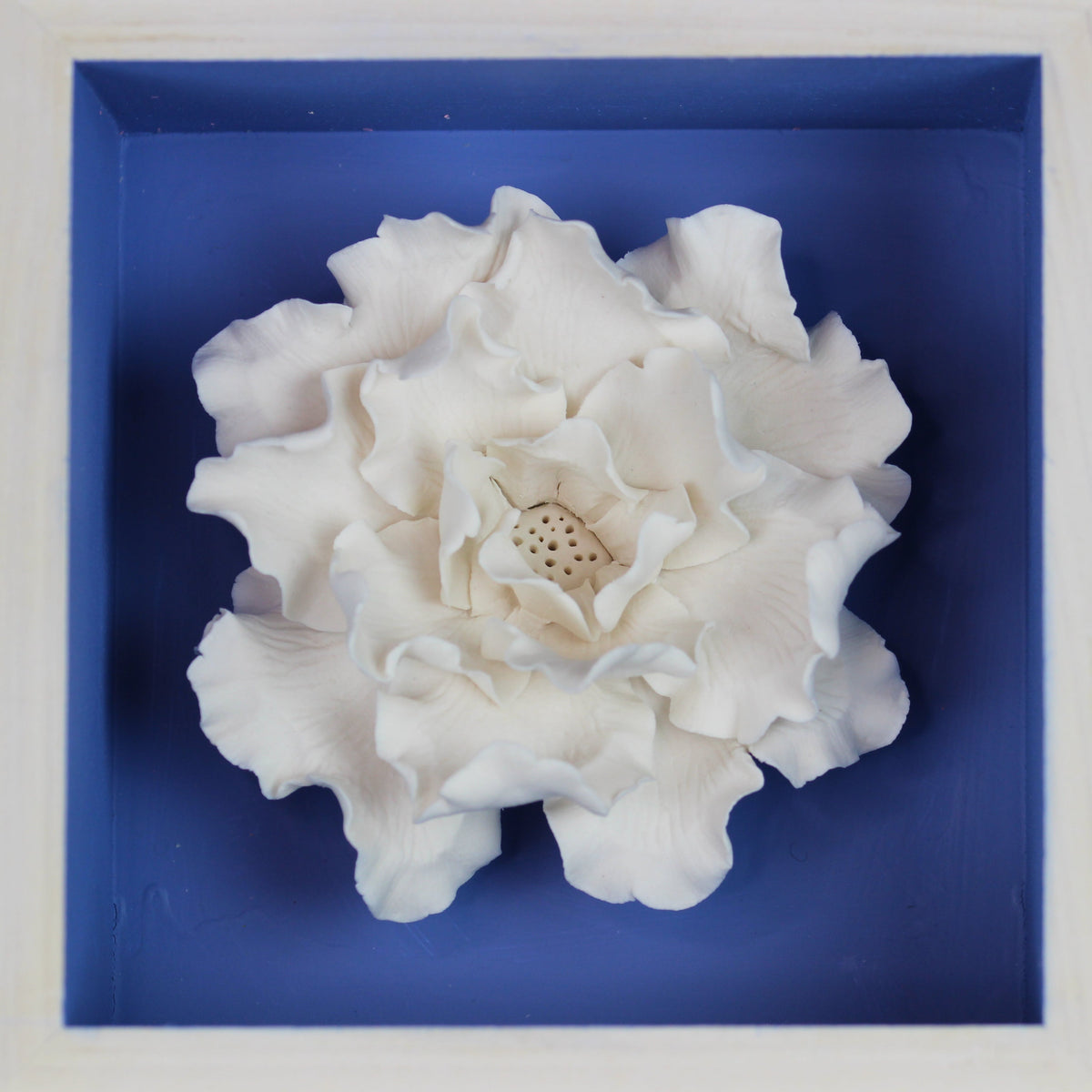 Ceramic Wall Piece, Dark Blue, Eleanor Swan